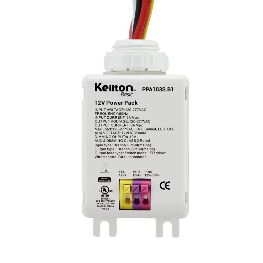PPA103S.B1 - Line Voltage 6A Relay Power Pack 12V Out