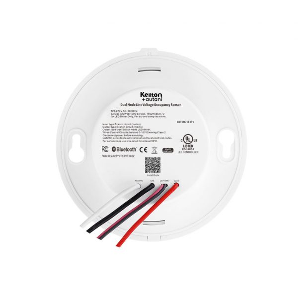 CS107D Series - Line Voltage Dual-Tech Ceiling Sensor